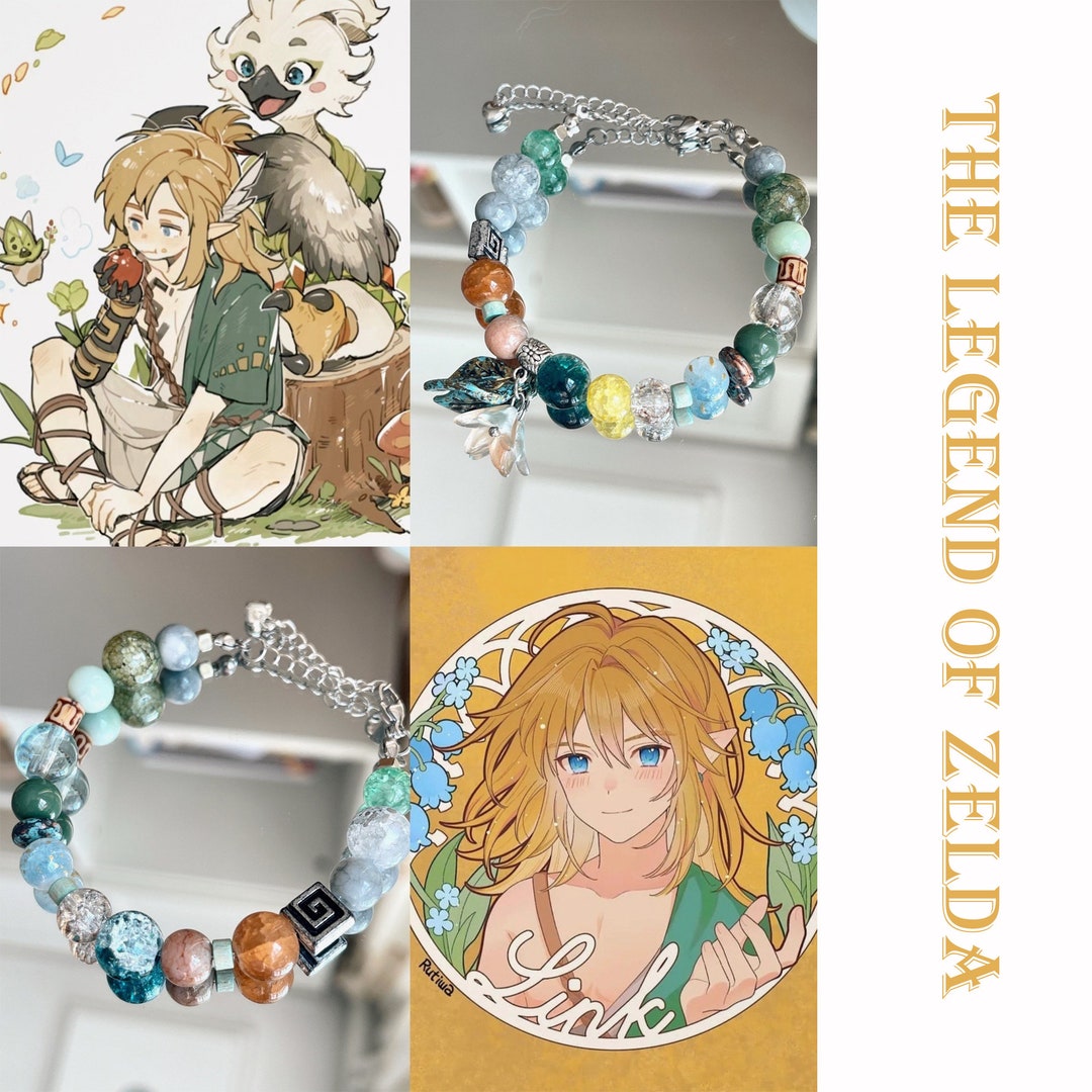 The Legend of Zelda Bracelet Jewelry Handmade Crystal Beaded - Etsy UK