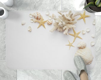 Sea Shells Bath Mat - Etsy
