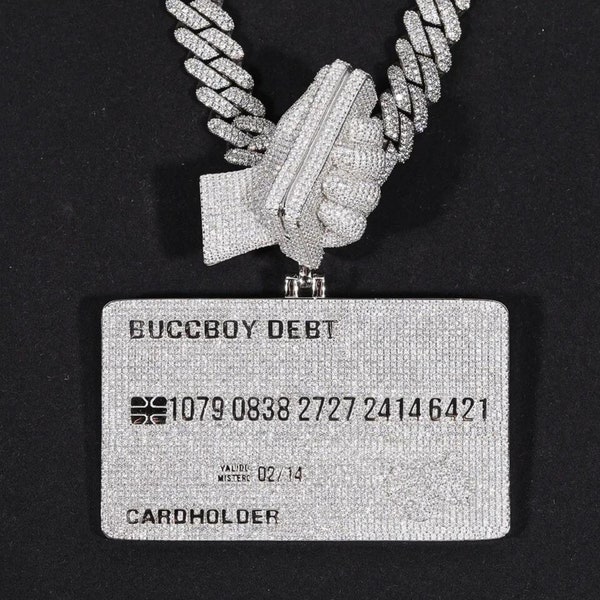 Credit Card Pendant - Etsy