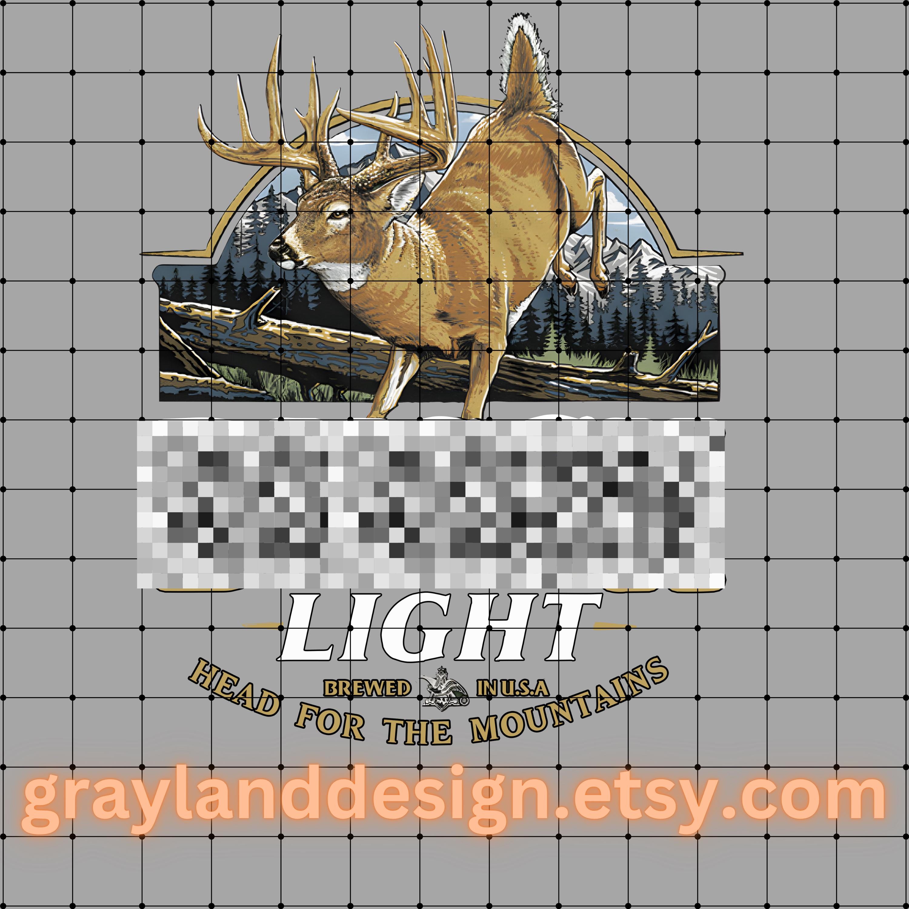 Busch Lite Deer Logo - Etsy