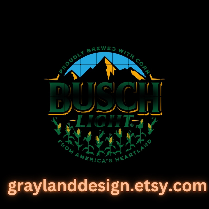 Busch Light for the Farmers PNG - Etsy