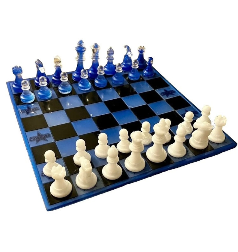 Custom Dallas Cowboys NFL Chess Set - Etsy