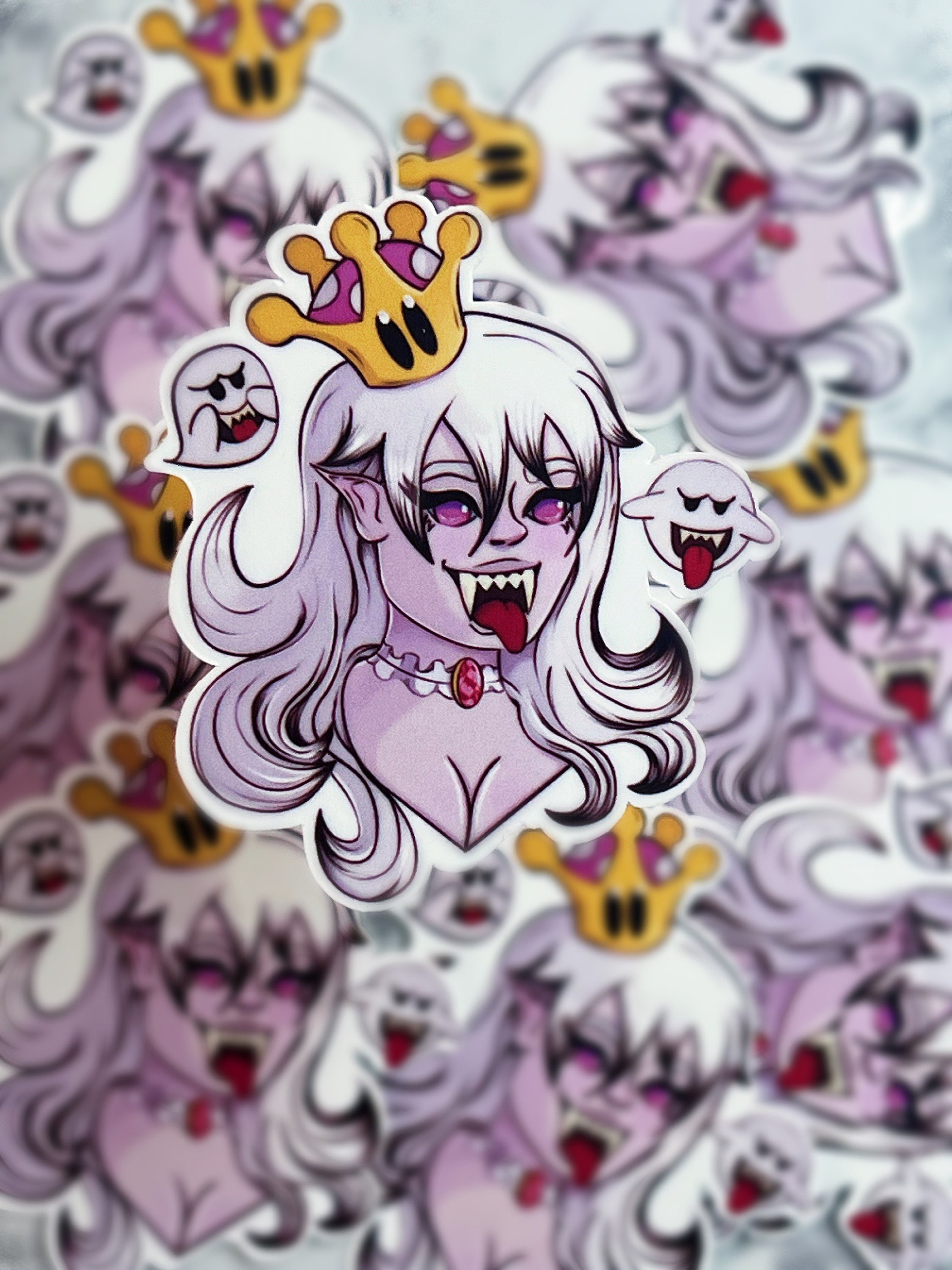 Boosette, Nerdy Stickers, Video Game Stickers, Mario Inspired, Laptop ...
