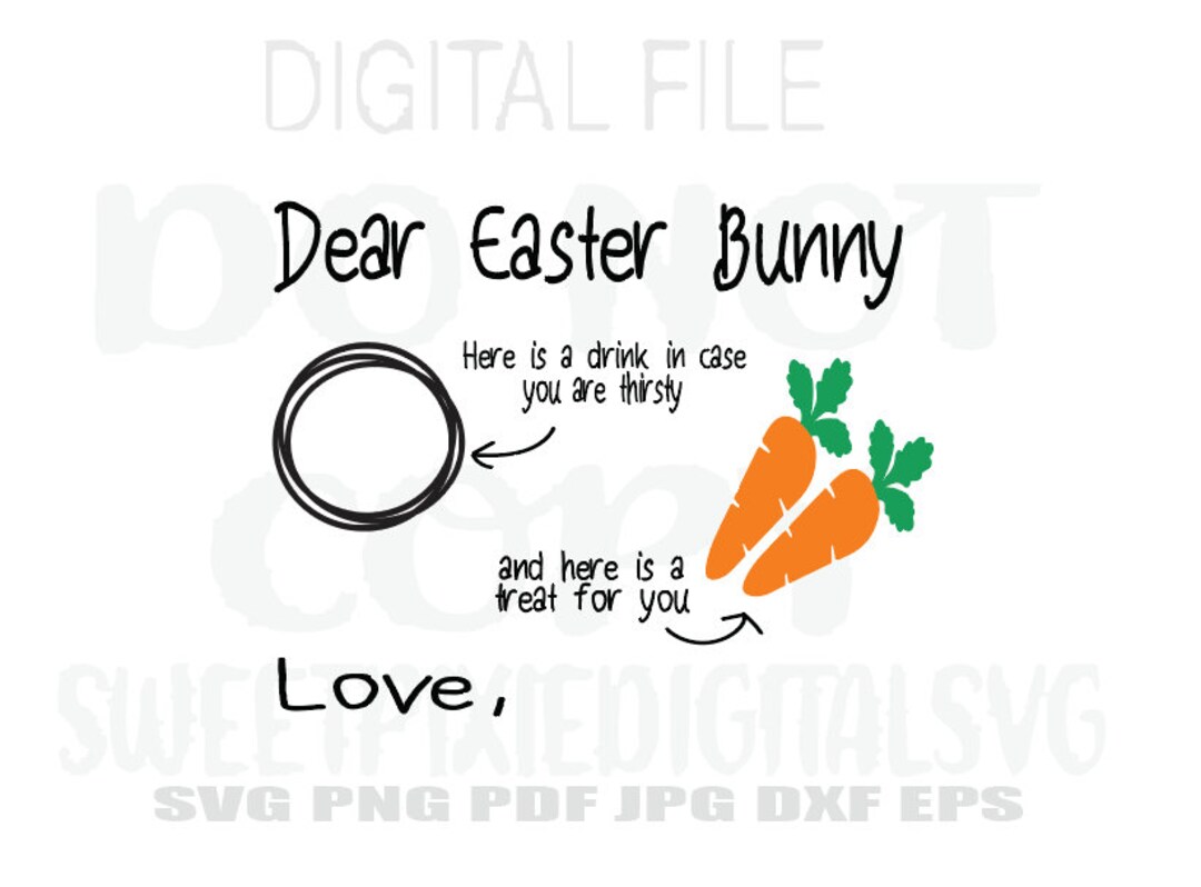 Easter Bunny Tray Svg. Easter Bunny Plate Svg. Instant Digital File ...