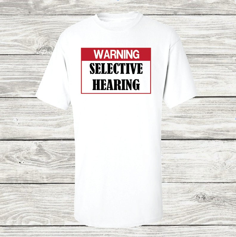 Warning Selective Hearing Svg. Warning Svg. Instant Digital Download ...
