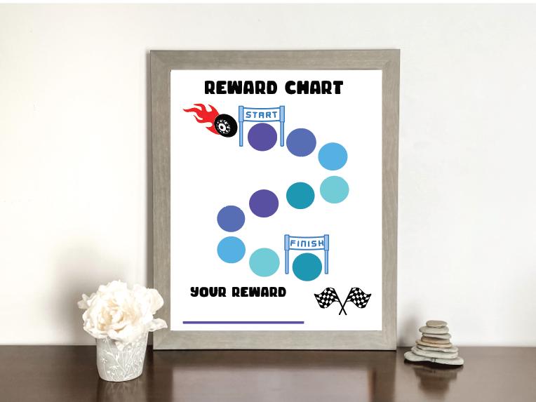 Reward Chart PDF. Boy Reward Chart. Instant Digital Download. Printable ...