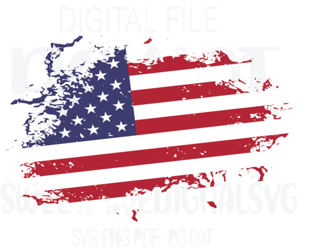 USA Distressed Flag Scg. Usa Flag Svg. United States of America Flag ...
