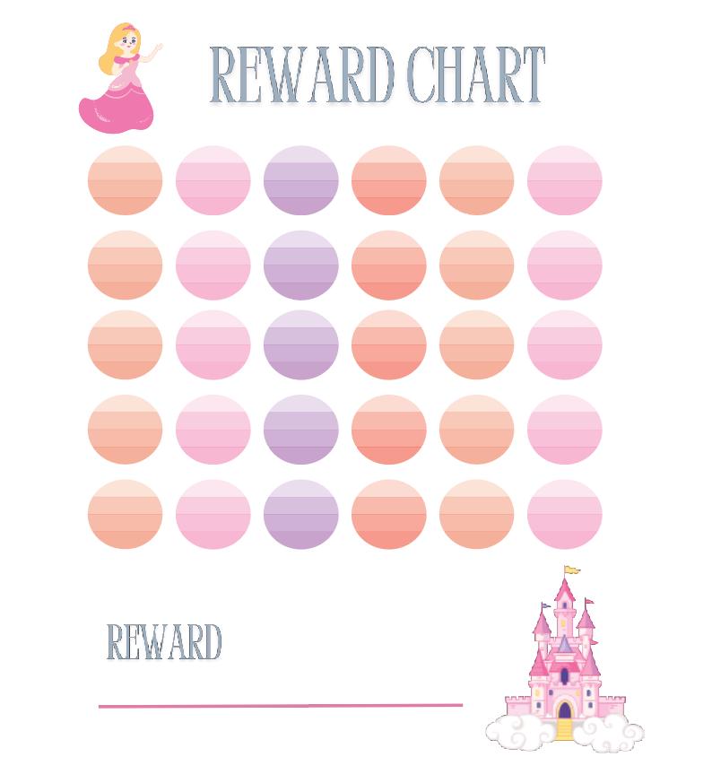 Reward Chart PDF. Girl Reward Chart. Instant Digital Download ...