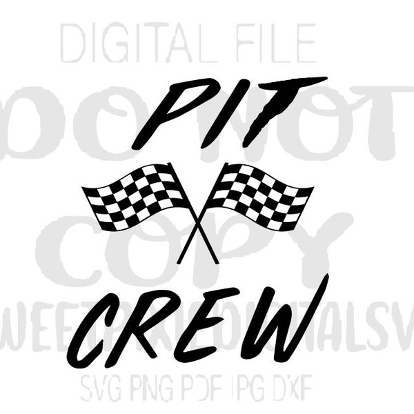 Pit Crew Svg - Etsy