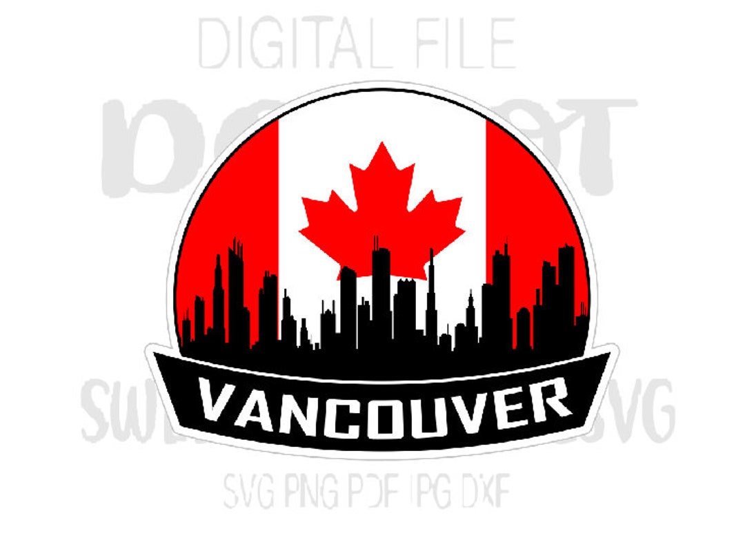 Vancouver Flag Scene Png. Instant Digital Download. Digital File ...