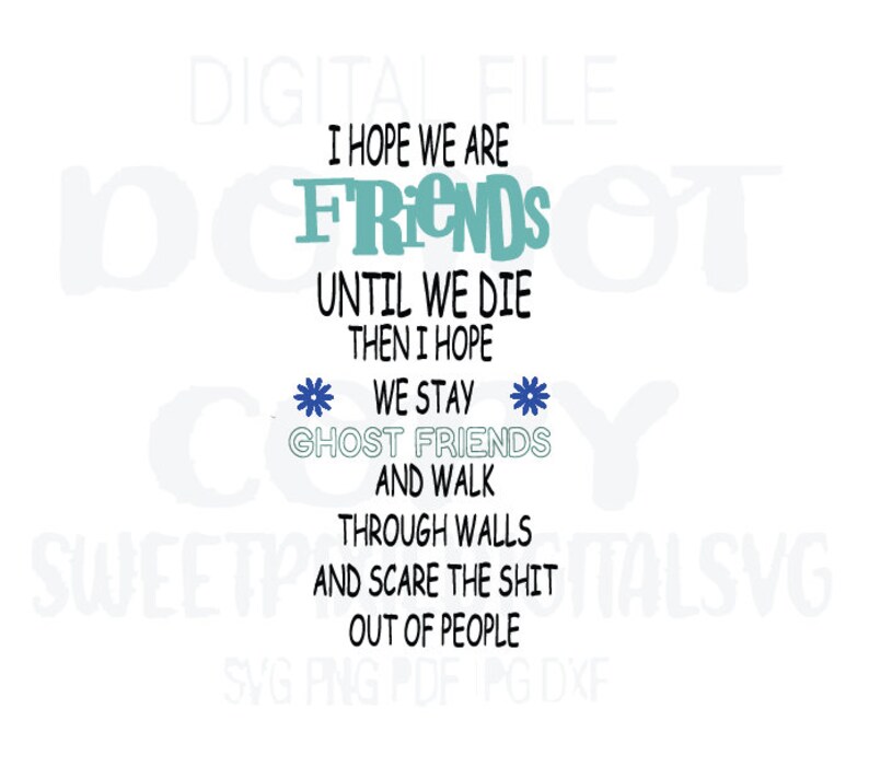 Ghost Friends Svg. Friend Svg. Instant Digital Download. Sublimation ...