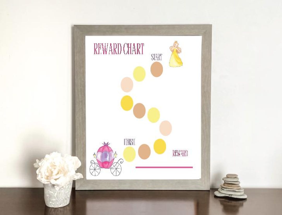 Reward Chart PDF. Girl Reward Chart. Instant Digital Download ...