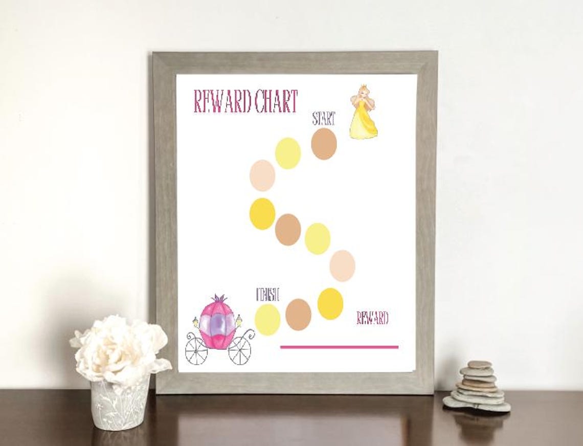 Reward Chart PDF. Girl Reward Chart. Instant Digital Download ...