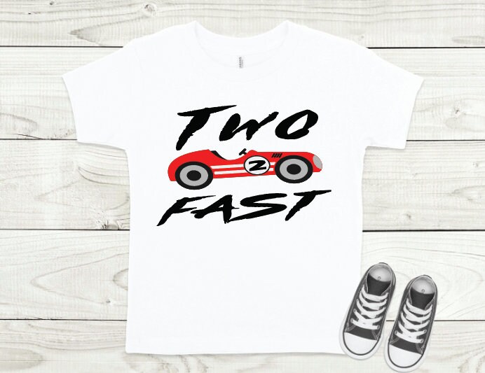 Two Fast Racecar Svg. 2nd Birthday Svg.instant Digital Download. Two ...