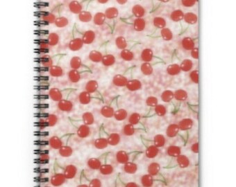 Cherry Notebook - Etsy