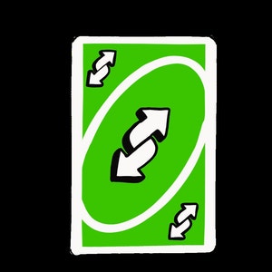 Reverse Uno Sticker Sticker Pack - Etsy