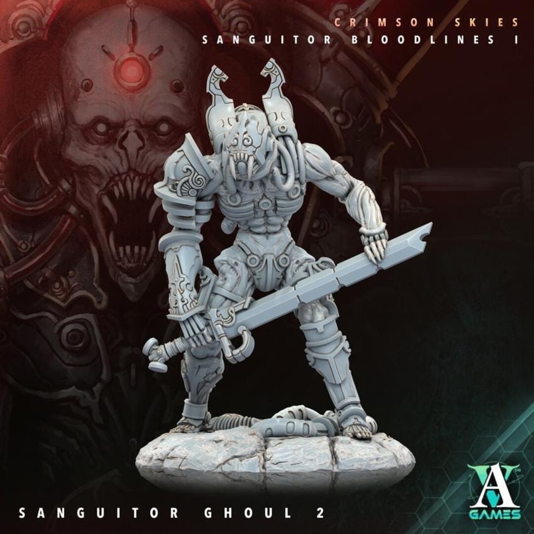 Sanguitor Ghoul Pose 2 Premium Dnd Miniature Mini Figure - Etsy