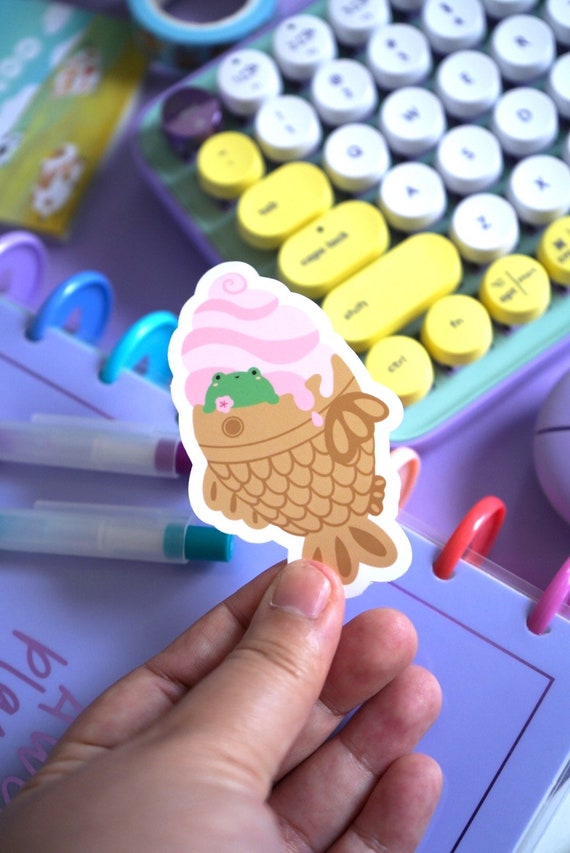 Kawaii Stickers Japanese Ice Cream Sticker by Mocha Mochii Usagi ...