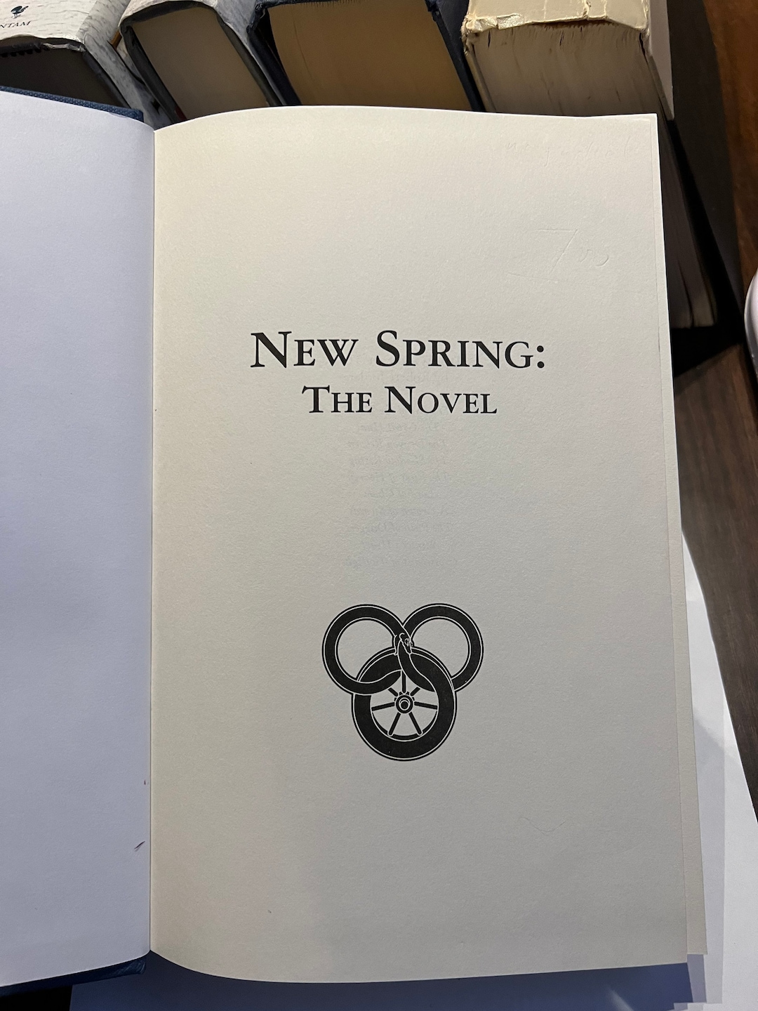 New Spring Wheel of Time Prequel Robert Jordan Hardcover No DJ 1st/1st ...