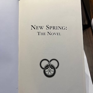 New Spring Wheel of Time Prequel Robert Jordan Hardcover No DJ 1st/1st ...