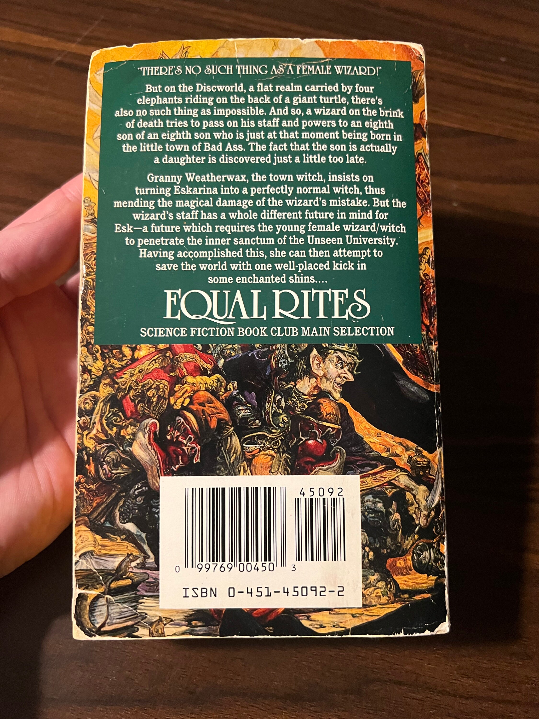 Equal Rites Discworld Terry Pratchett - Etsy