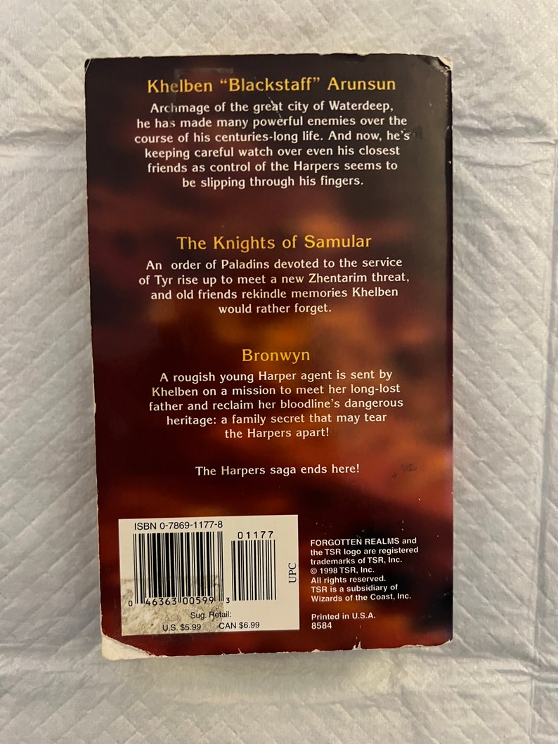 Forgotten Realms Thornhold the Harpers 16 Forgotten - Etsy