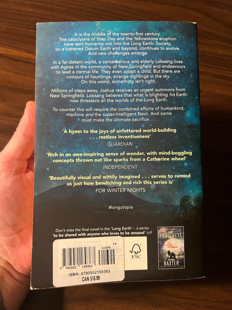 The Long Utopia - Long Earth Series - Book 4 - Terry Pratchett ...