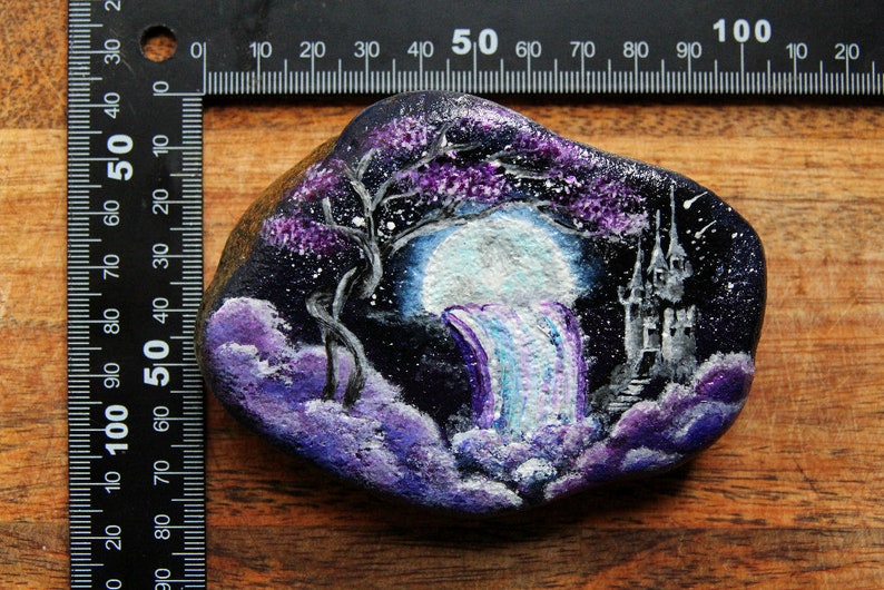 Acrylic Fantasy Rock Art - Etsy