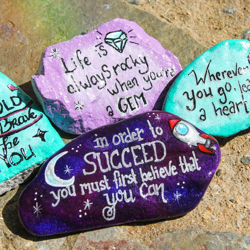 Affirmation Rocks - Etsy