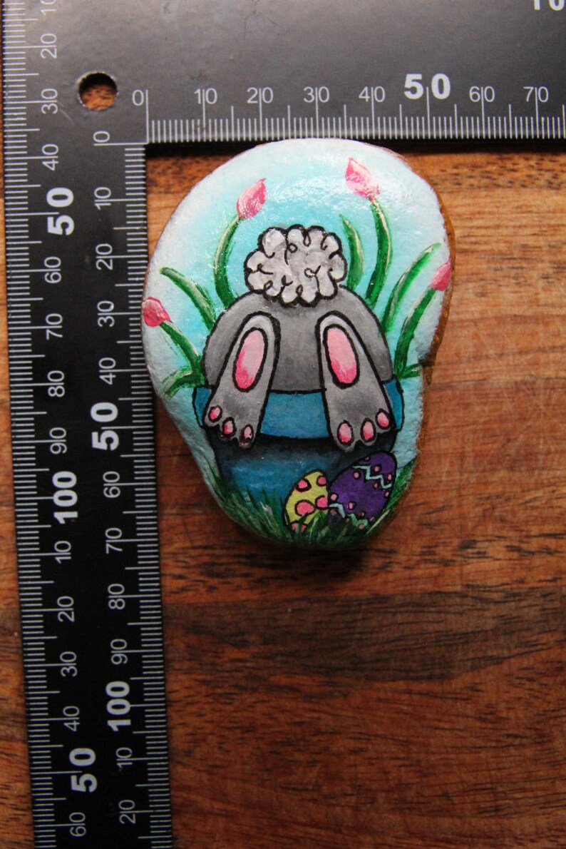 Hand Painted Easter Rock - Etsy