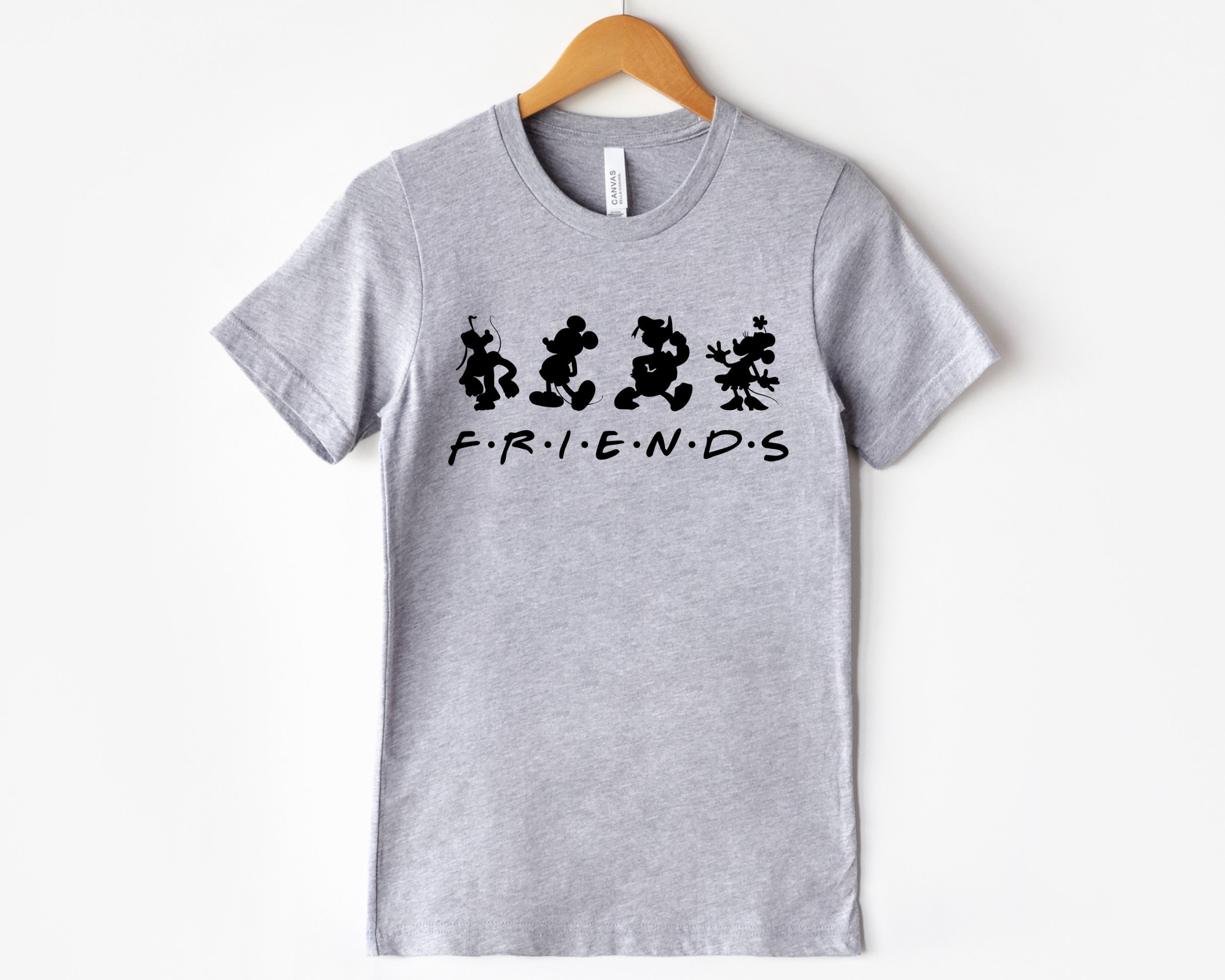 Friends Mickey Mouse SVG PNG JPG Cut File Silhouette - Etsy