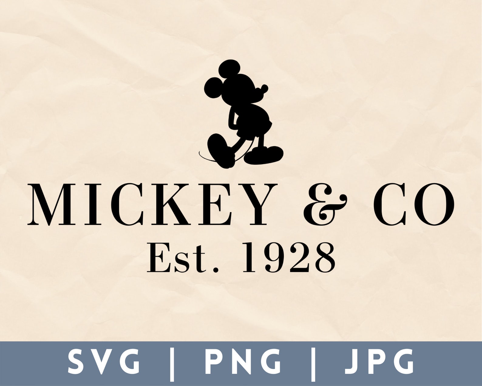 Mickey and Co. Est. 1928 Svg Png Jpg Cut File Silhouette - Etsy UK