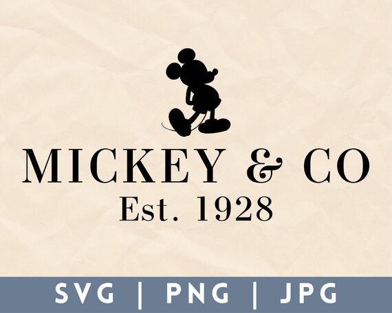 Mickey and Co. Est. 1928 Svg Png Jpg Cut File Silhouette - Etsy Canada