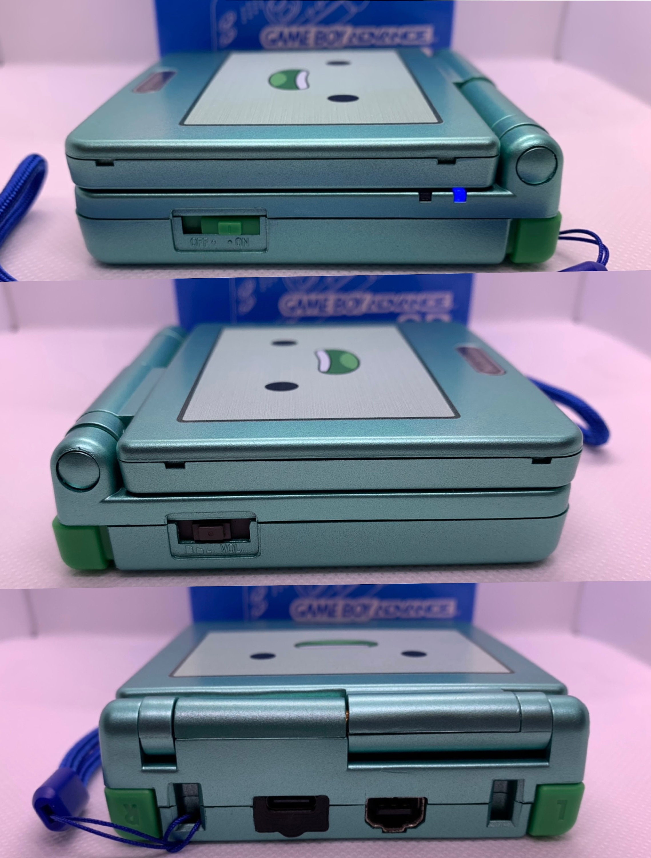 BMO “beemo” Custom Game Boy Advance Gba SP Uv Printed Face With IPS V2 ...