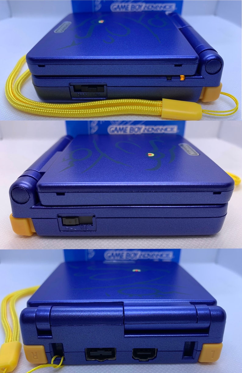 Kyogre “primal Kyogre” Custom Gameboy Advance SP GBA Sp Bundle W/ IPS ...