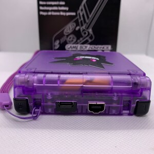 Gengar Pokémon Custom Game Boy Advance Gba SP Uv Printed With IPS V5 ...