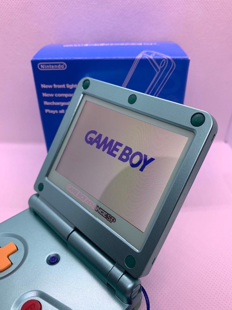 BMO “beemo” Custom Game Boy Advance Gba SP Uv Printed Face With ...