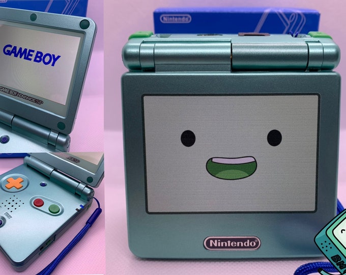 BMO beemo Custom Game Boy Advance Gba SP Uv Printed Face With IPS V2 ...