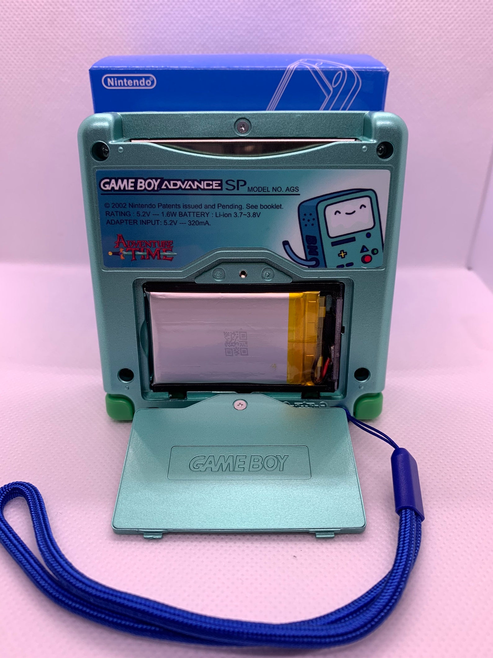 BMO “beemo” Custom Game Boy Advance Gba SP Uv Printed Face With IPS V2 ...