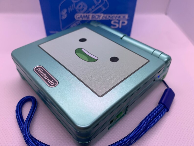 BMO “beemo” Custom Game Boy Advance Gba SP Uv Printed Face With IPS V2 ...