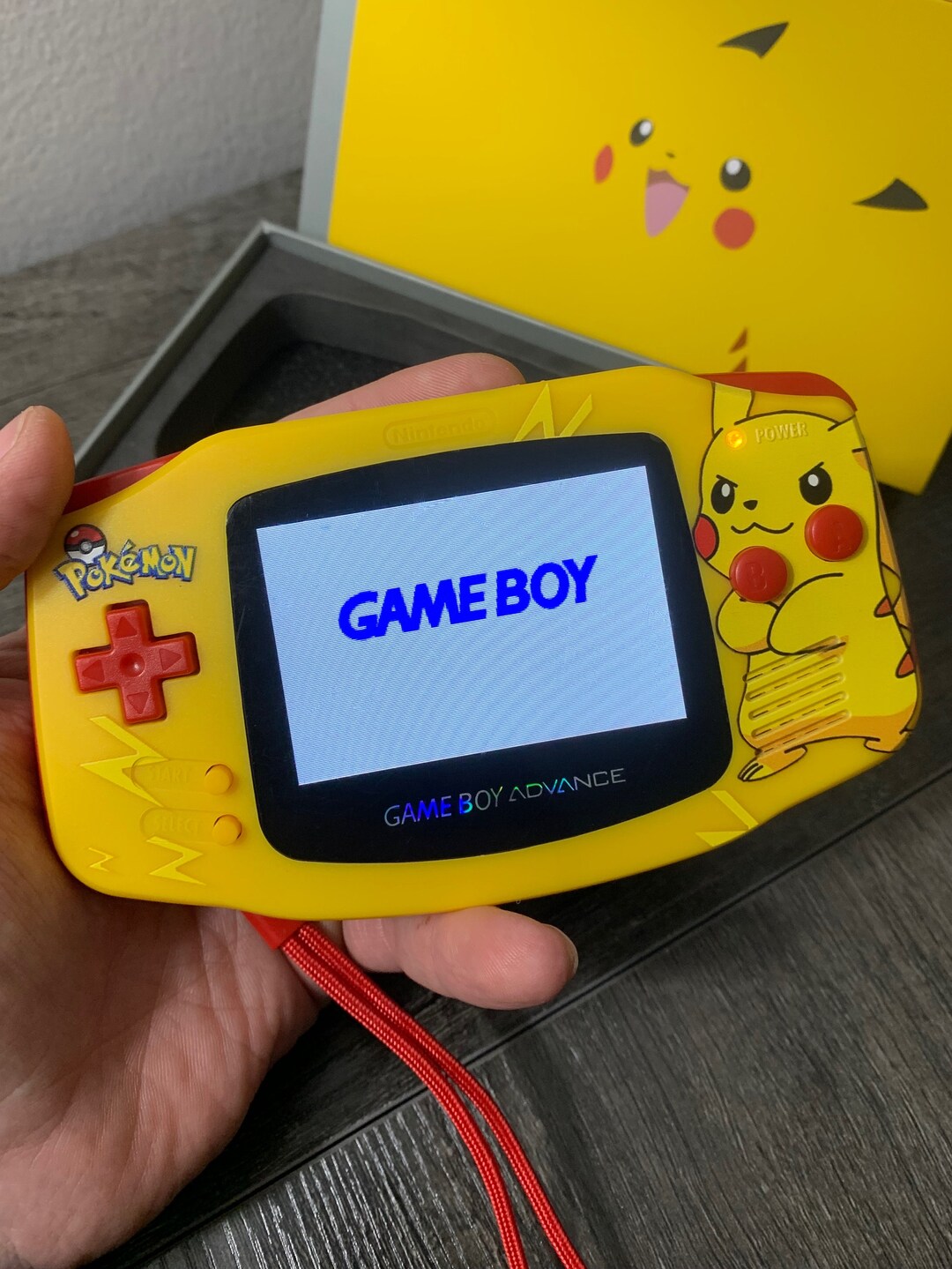 Pikachu Pokémon UV Printed Custom Game Boy Advance IPS - Etsy