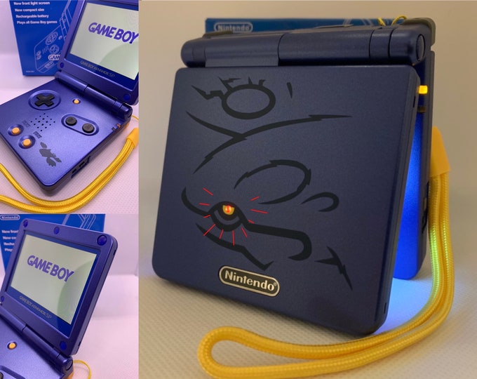 Kyogre “primal Kyogre” Custom Gameboy Advance SP GBA Sp Bundle W/ IPS ...