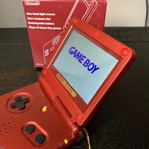 Groudon primal Groudon Custom Gameboy Advance SP GBA Sp Bundle W/ IPS ...