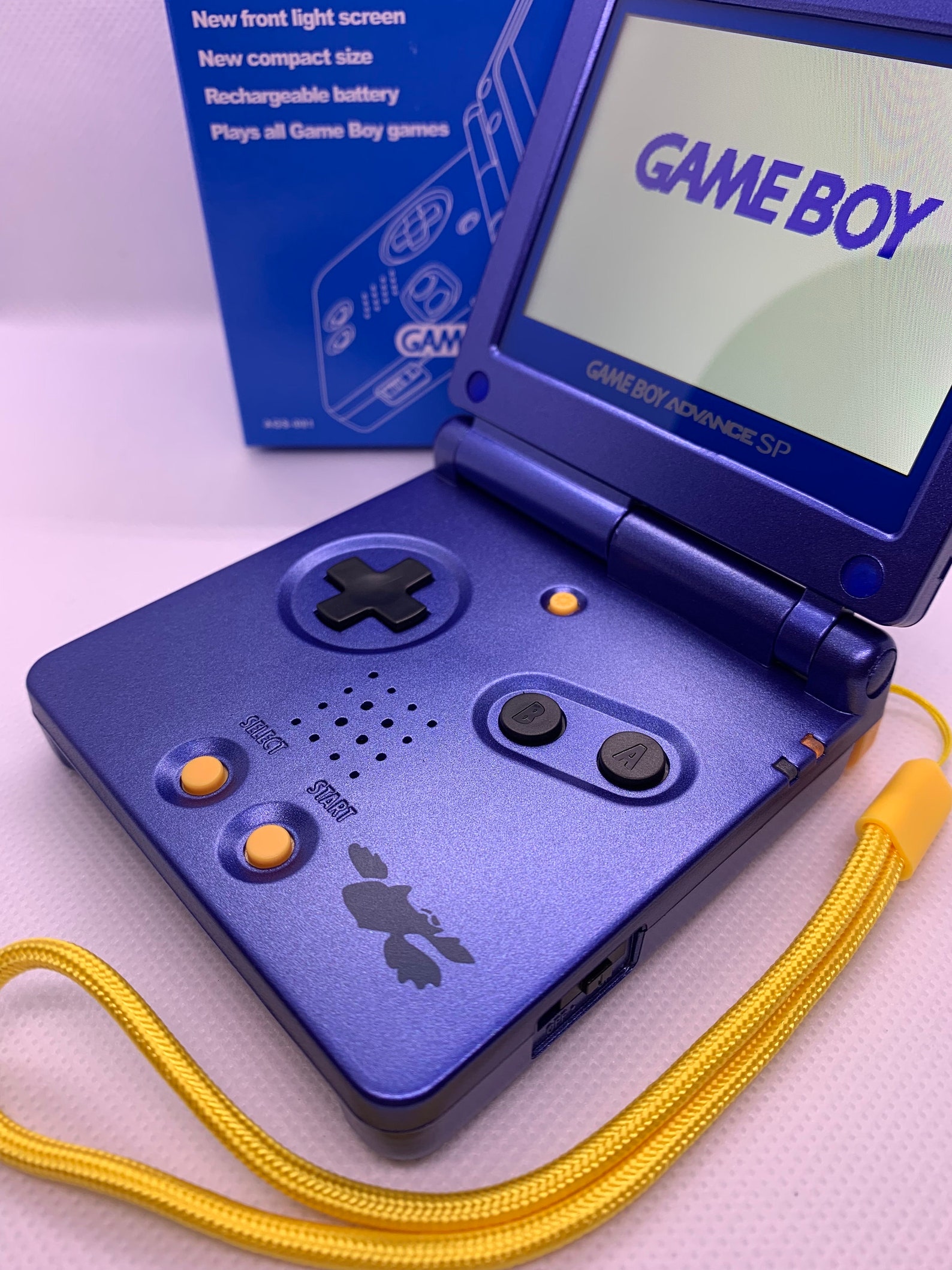 Kyogre “primal Kyogre” Custom Gameboy Advance SP GBA Sp Bundle W/ IPS ...