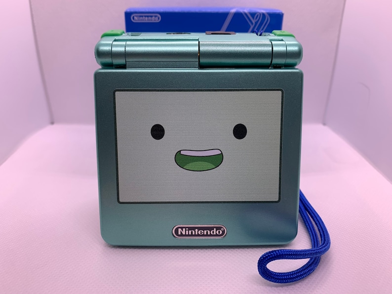 BMO “beemo” Custom Game Boy Advance Gba SP Uv Printed Face With IPS V2 ...