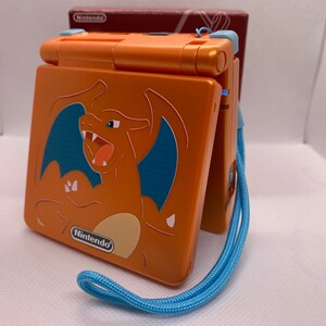 Gallegos Charizard Pokémon Custom Game Boy Advance Gba SP Uv Printed ...