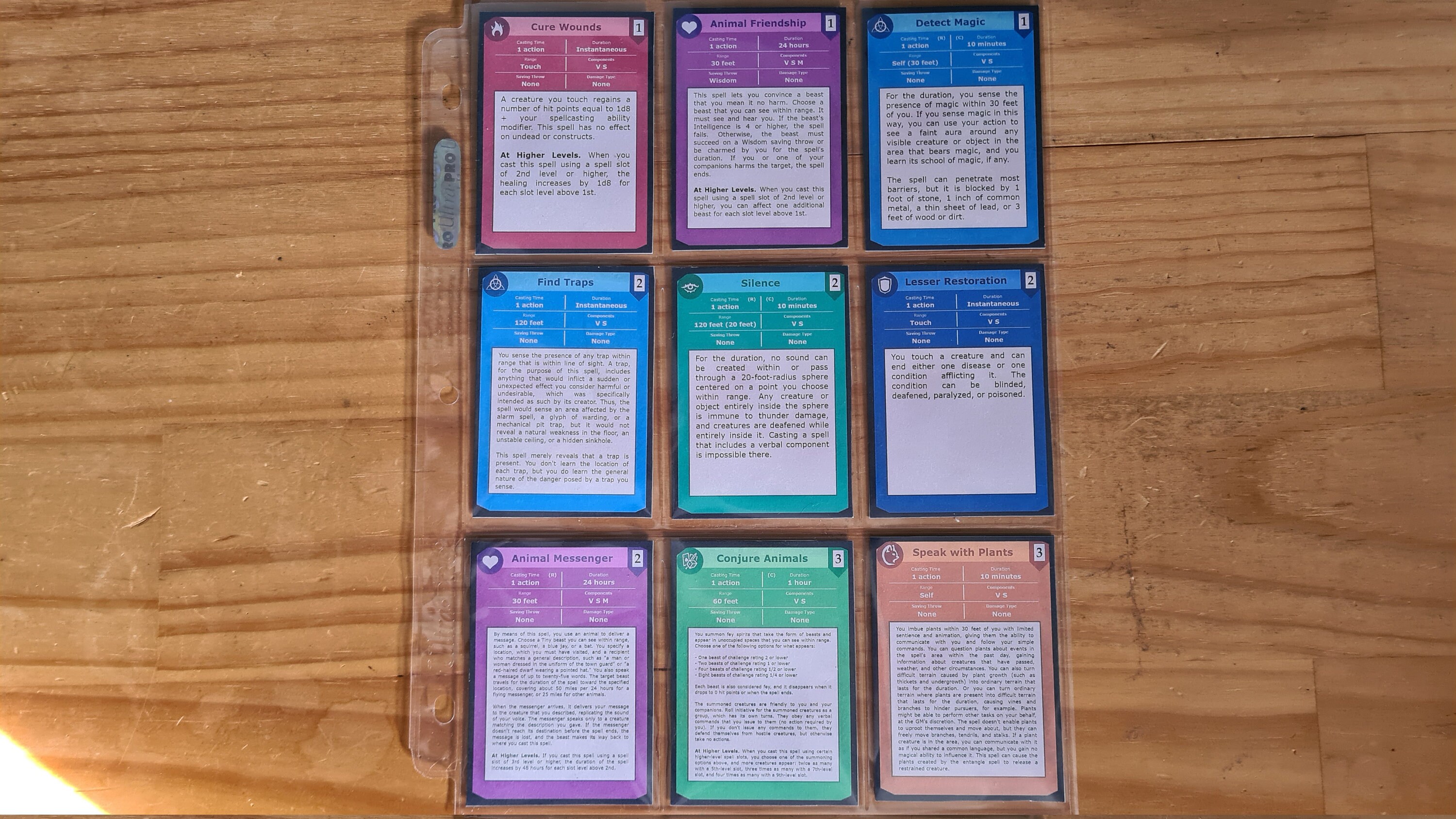 Paladin D&D 5e Spell Cards | Custom Printable - Etsy