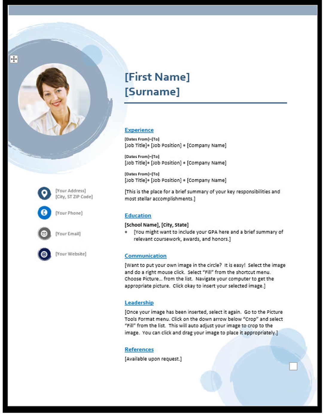 Easy CV Simple Resume Get the Job Short but Strong - Etsy