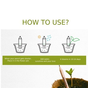 Plantable Seed Pen Memorial Favor: Funeral Remembrance Gift - Etsy