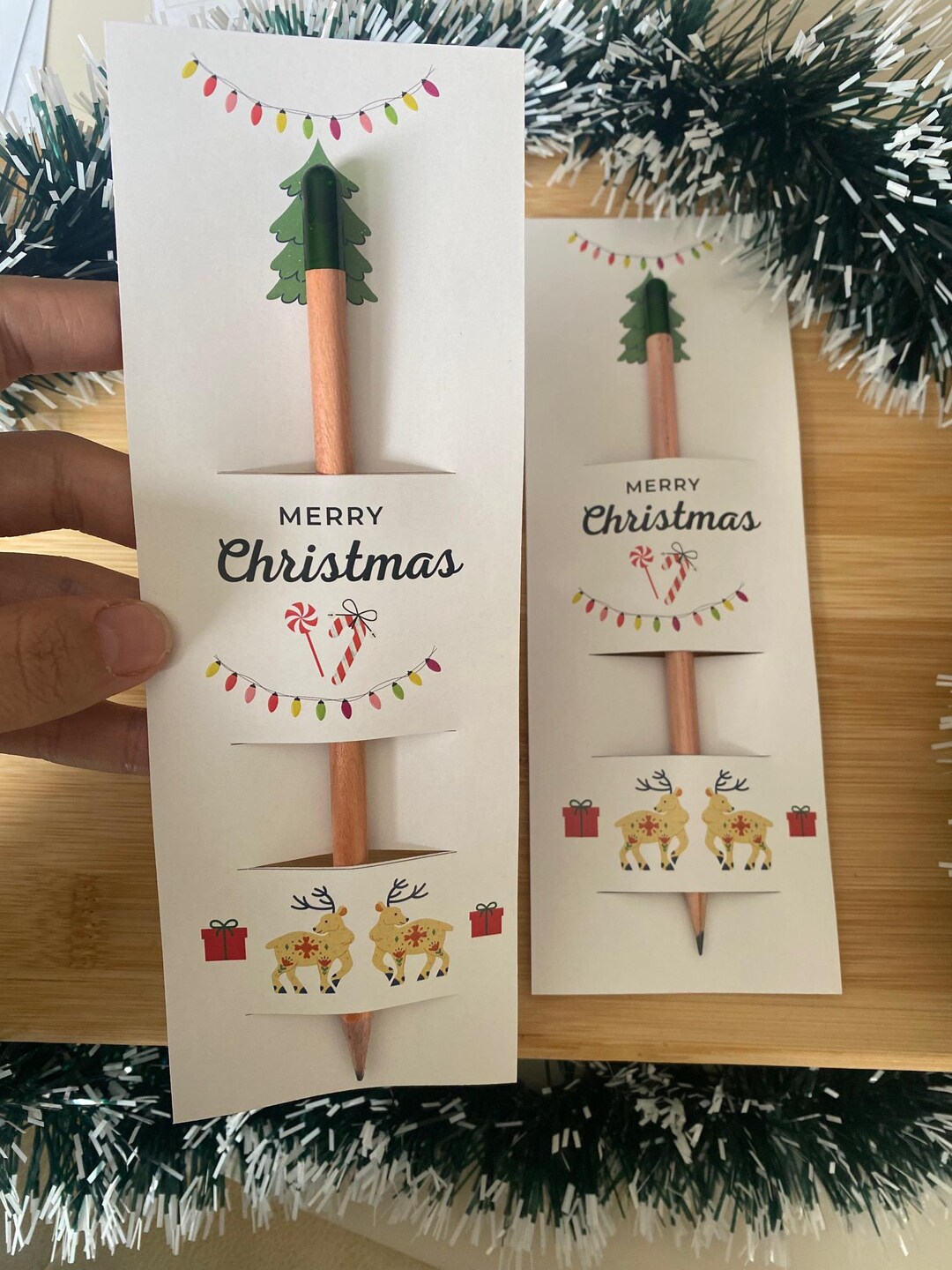 Christmas Gift for Guests, Holiday Tokens, Seed Pencil, Bulk Favor ...
